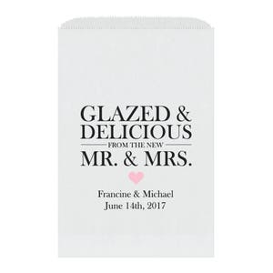 Glazed and Delicious Bags Wedding Donut Bags Wedding Donut Favor Bags ...