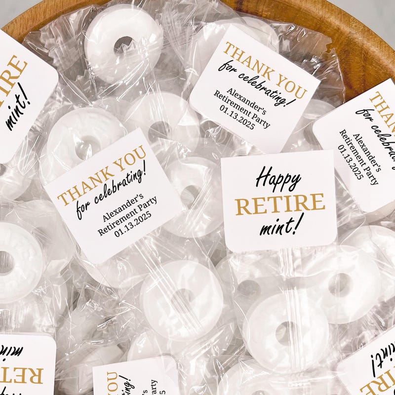 Retirement Stickers Mints - Etsy