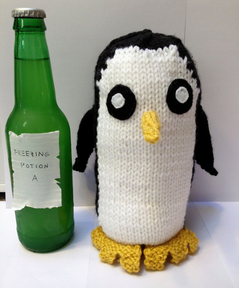 Adventure Time Hand-knit Plush Gunter the Penguin - Etsy