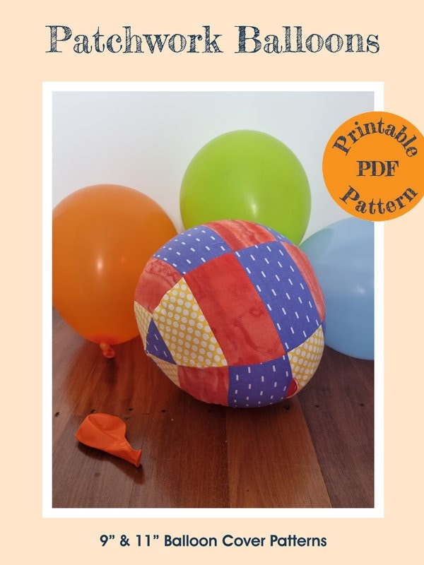 Patchwork Balloon Cover Patterns - Etsy
