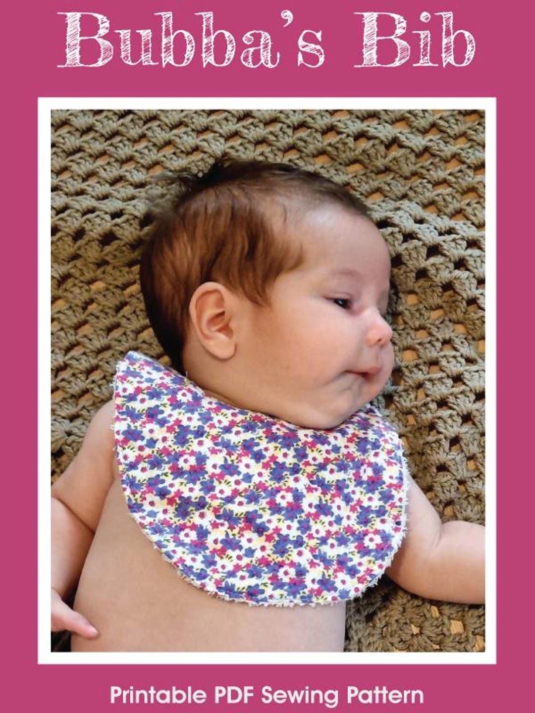 Bubba's Baby Bib Printable PDF Sewing Pattern - Etsy