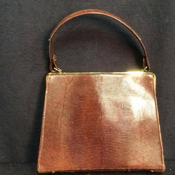 Lizard Skin Handbag - Etsy