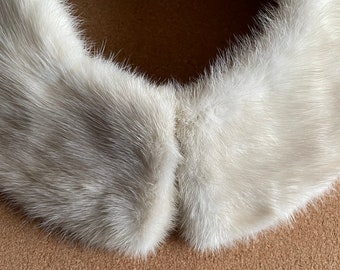 White Fur Collar | Etsy