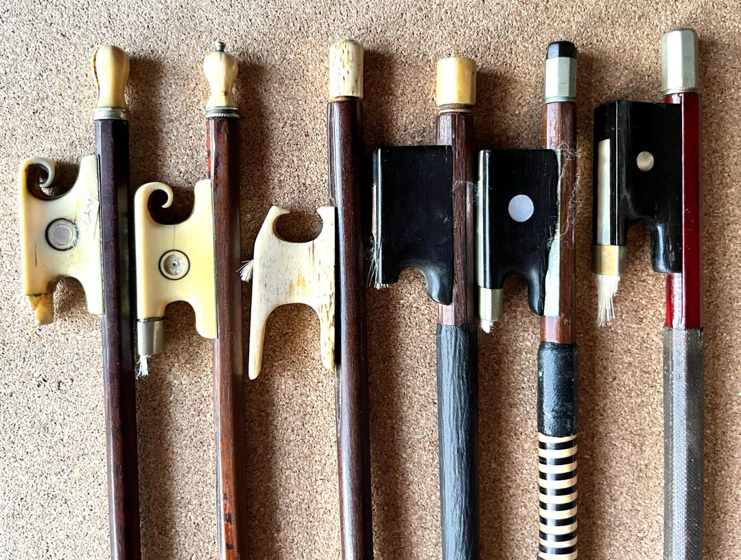 Vintage Violin Bows Set - Etsy