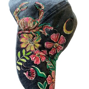 Flamingo Hand Painted Hat - Etsy