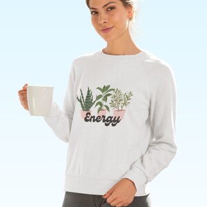 Energy Sweatshirt, Self Care, Great Gifts for Her Oversized Sweater ...