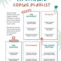 Ultimate Coping Playlist Worksheet - Etsy Canada