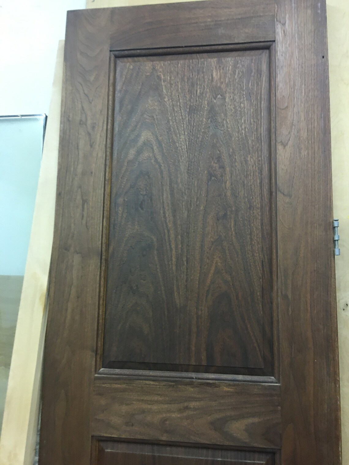 Custom Built Black Walnut Door From Reclaimed Lumber From South Dakota ...