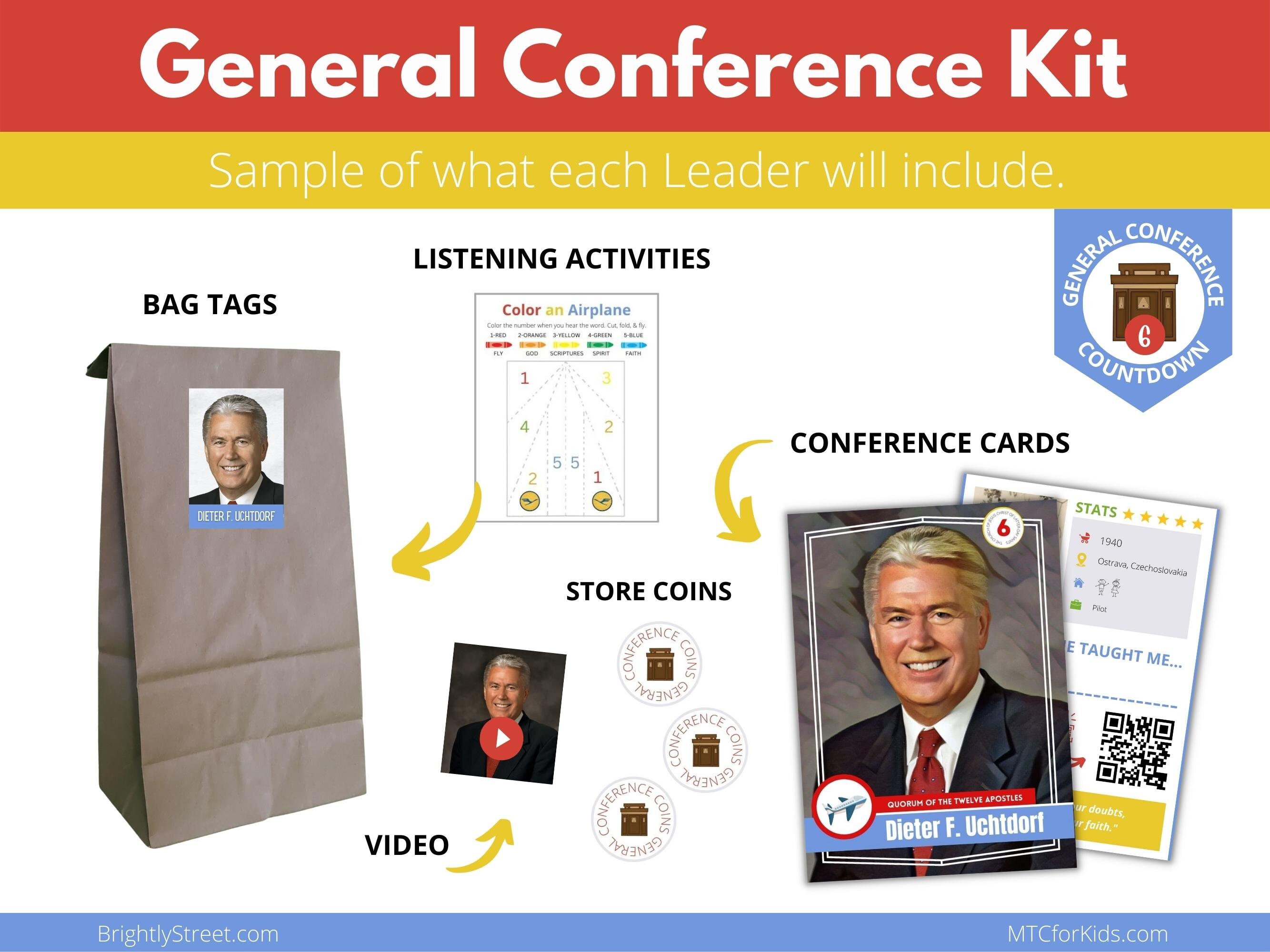 General Conference Kit #1: Apostles & Prophets Conference Cards, Store ...