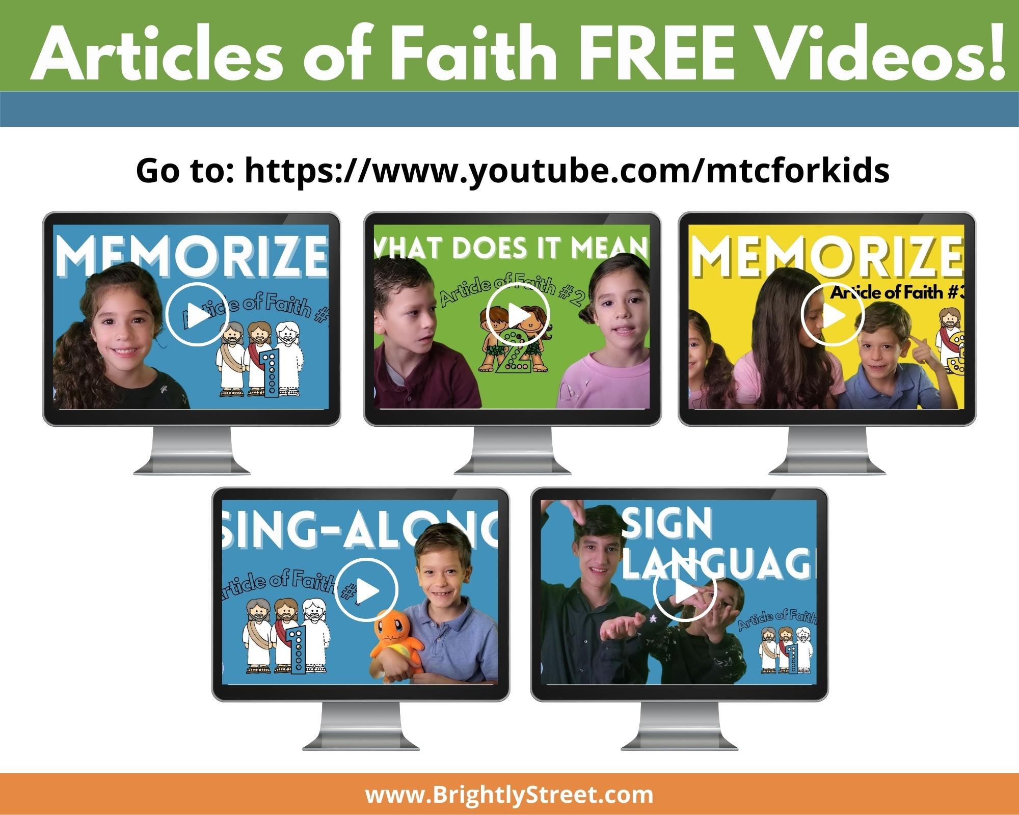 Articles of Faith Tracker Charts - Etsy