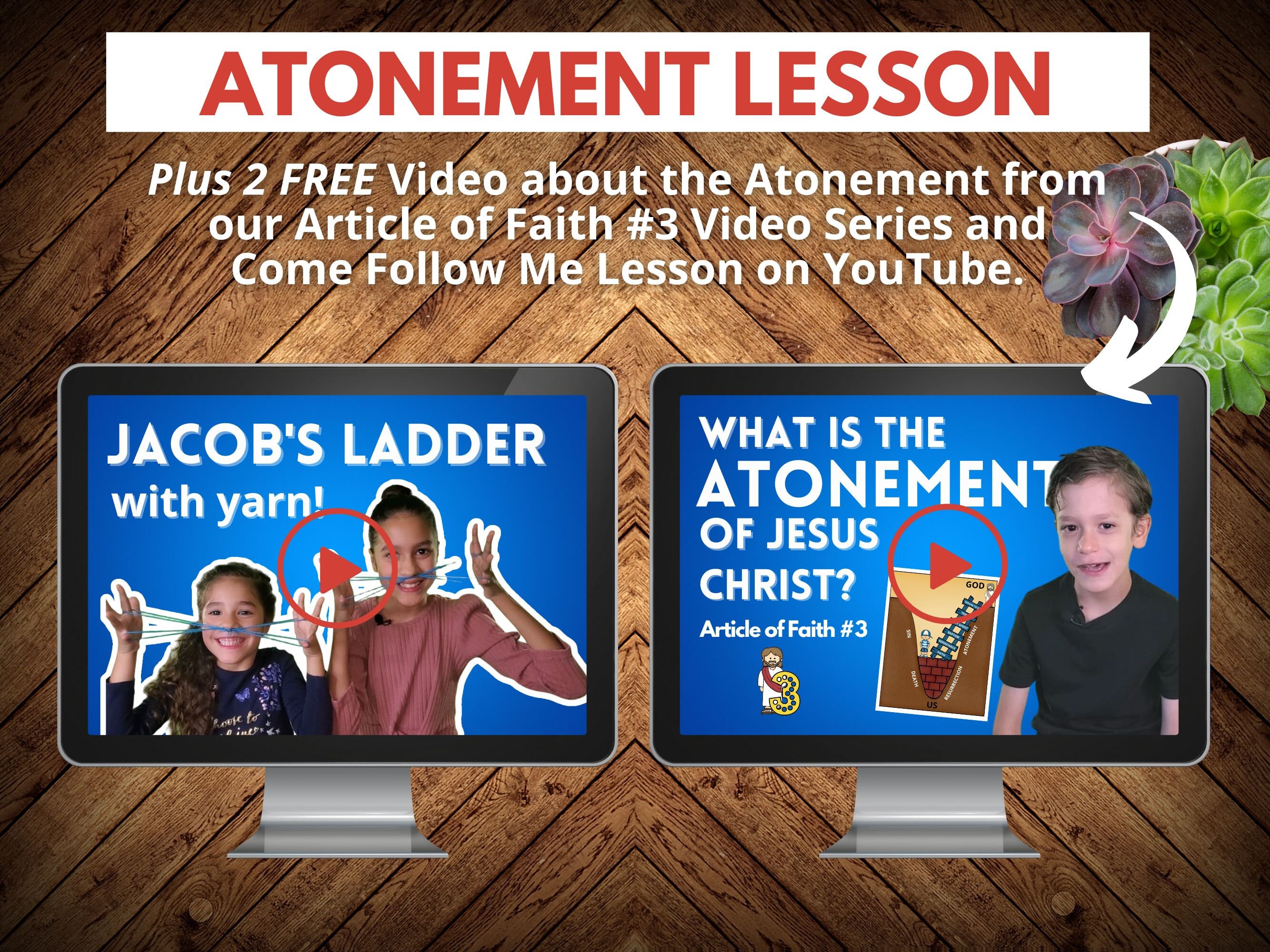 The Atonement of Jesus Christ Lesson for Kids: LDS Primary Lesson or ...