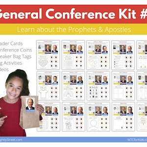 General Conference Kit #1: Apostles & Prophets Cards, Coins, Listening ...