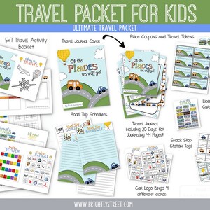 Traveling With Kids Travel Journal, Activity Book, Snack Station and ...