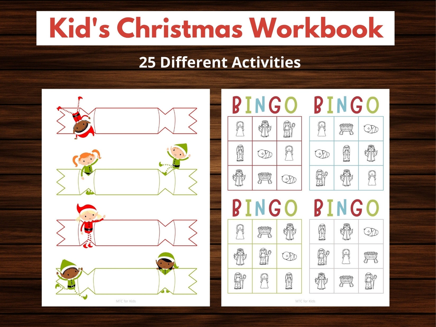 Christmas Advent Calendar for Kids Journal and Activities: Light the ...