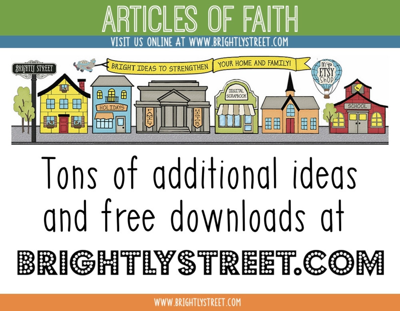 LDS Articles of Faith Posters LARGE Size 16x20 - Etsy