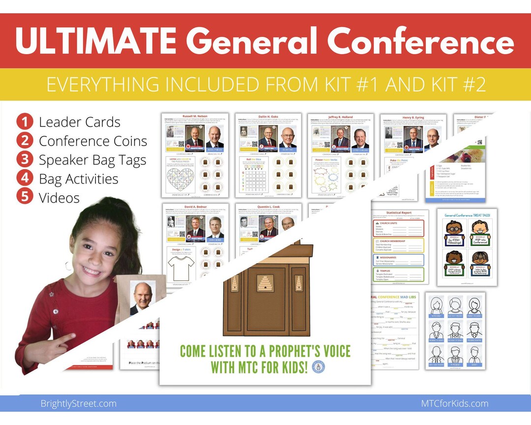 ULTIMATE General Conference Kit: Includes Kit #1 and Kit #2 - ALL ...