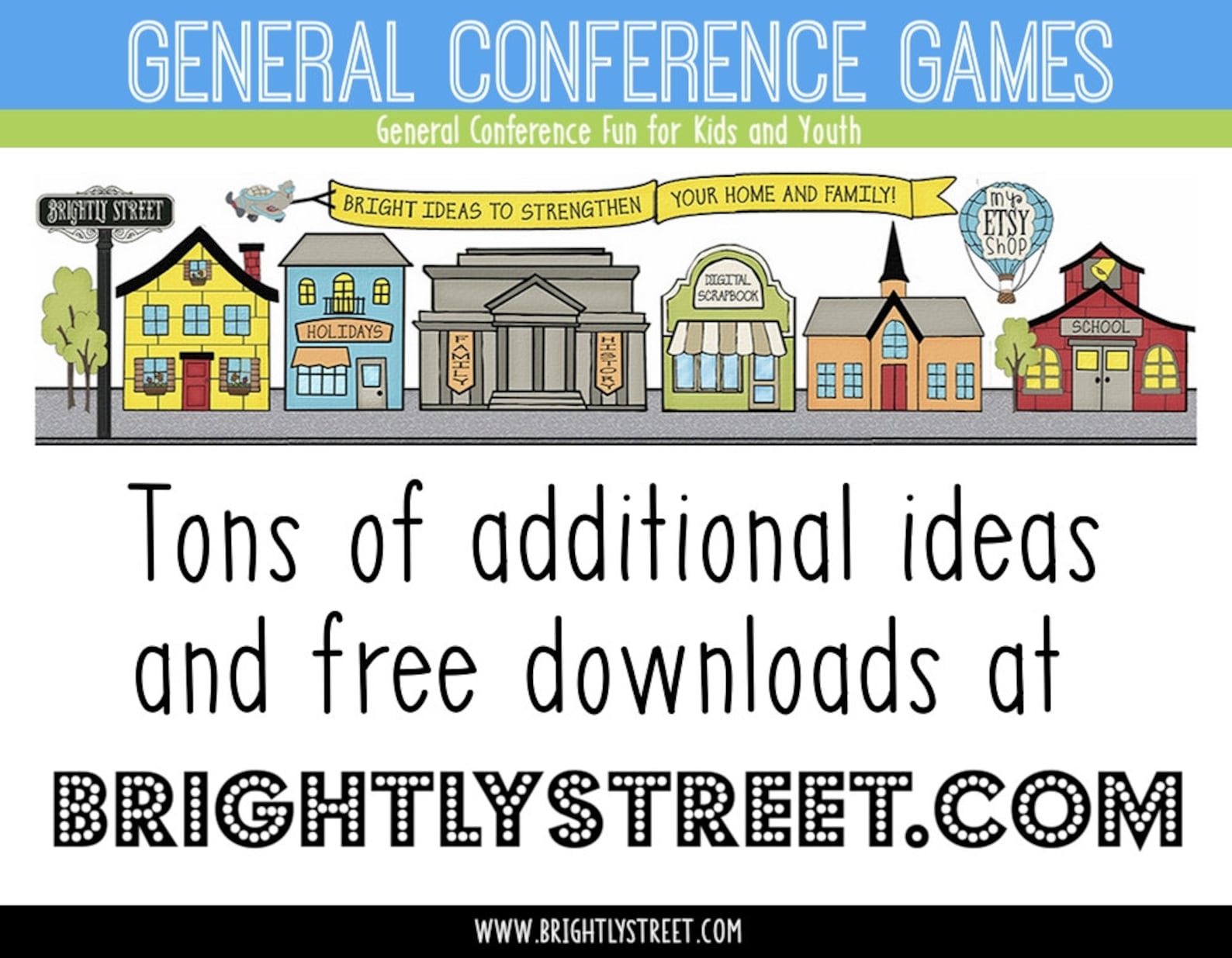LDS General Conference Games for Toddlers - Etsy
