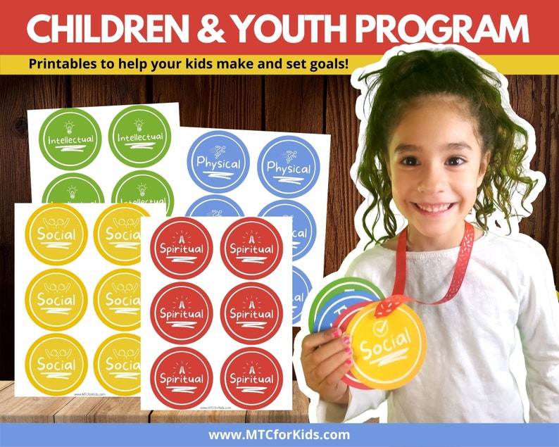 LDS Children and Youth Program Set & Make Goals Printable LDS Primary ...