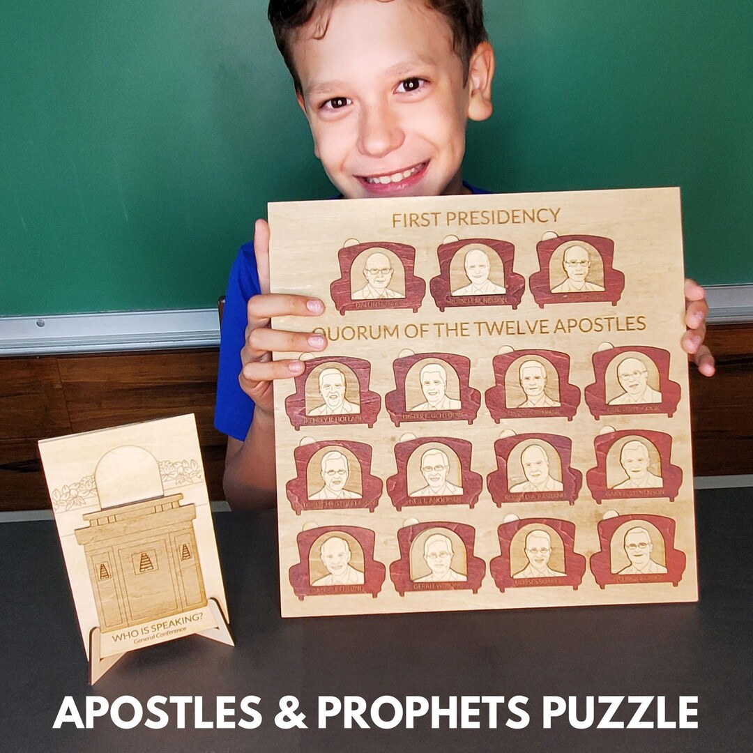 LDS General Conference Wooden Puzzle - Etsy