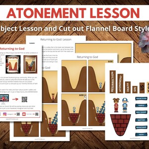 The Atonement of Jesus Christ Lesson for Kids: LDS Primary Lesson or ...