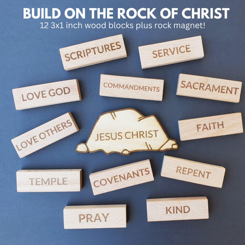 Build Foundation on the Rock of Jesus Christ Lesson (helaman 5:12 ...