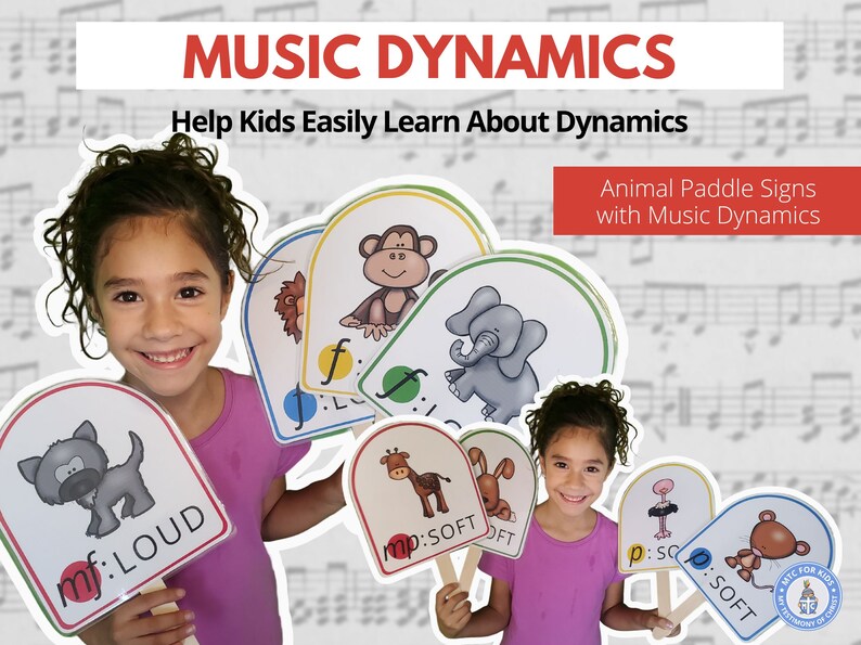 Music Dynamics: Teaching Children About Dynamics Visual Aids - Etsy