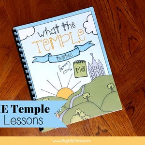 10 LDS Temple Lessons Booklet in Full Color for the Entire Family - Etsy