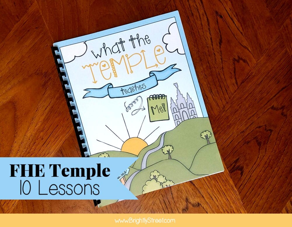 10 LDS Temple Lessons Booklet in Full Color for the Entire Family - Etsy