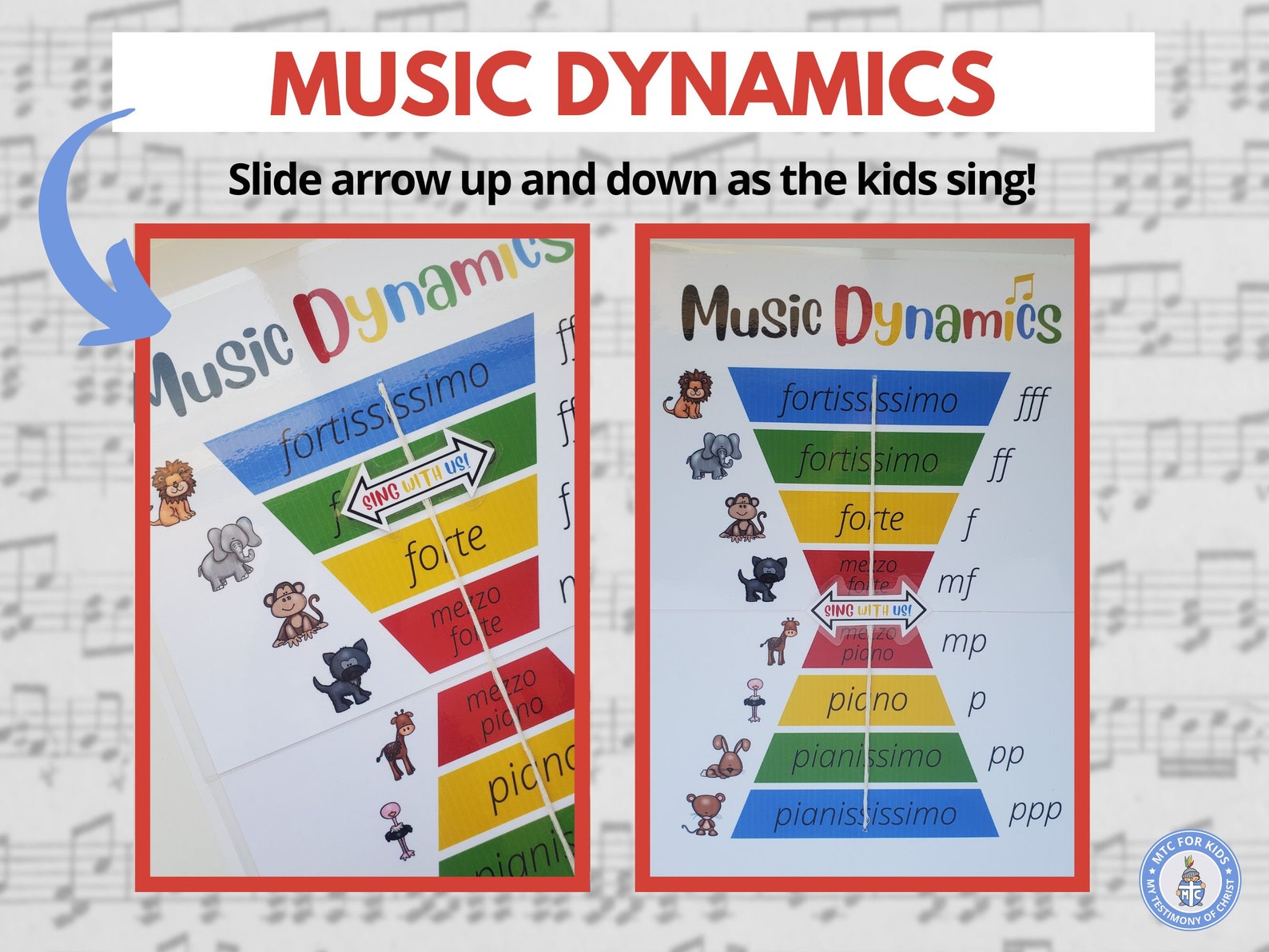 Music Dynamics: Teaching Children About Dynamics Visual Aids - Etsy