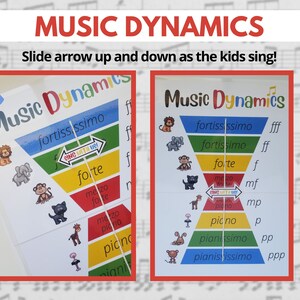 Music Dynamics: Teaching Children About Dynamics Visual Aids - Etsy