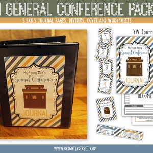 LDS General Conference Kits for Young Men - Etsy