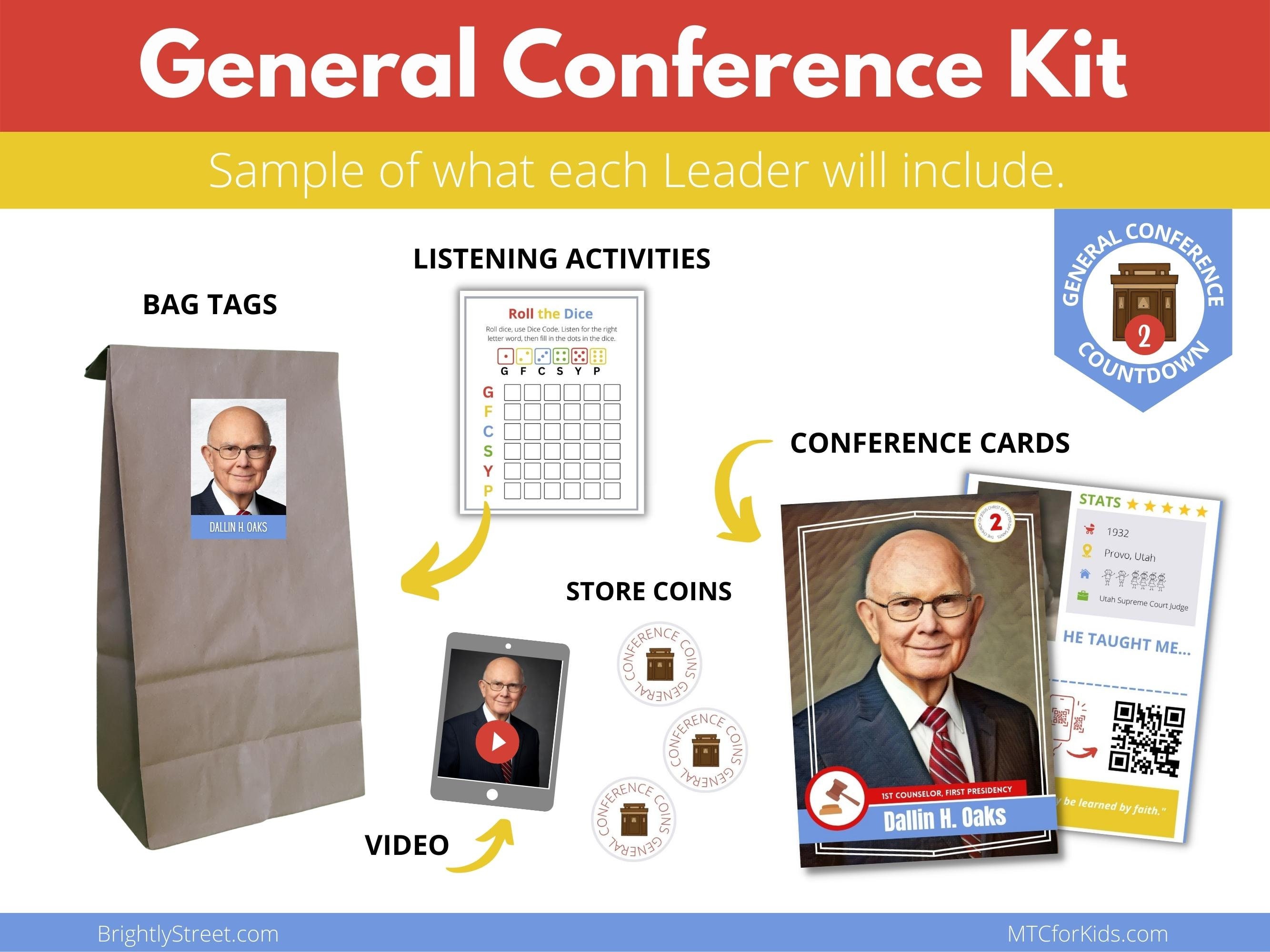 General Conference Kit #1: Apostles & Prophets Conference Cards, Store ...