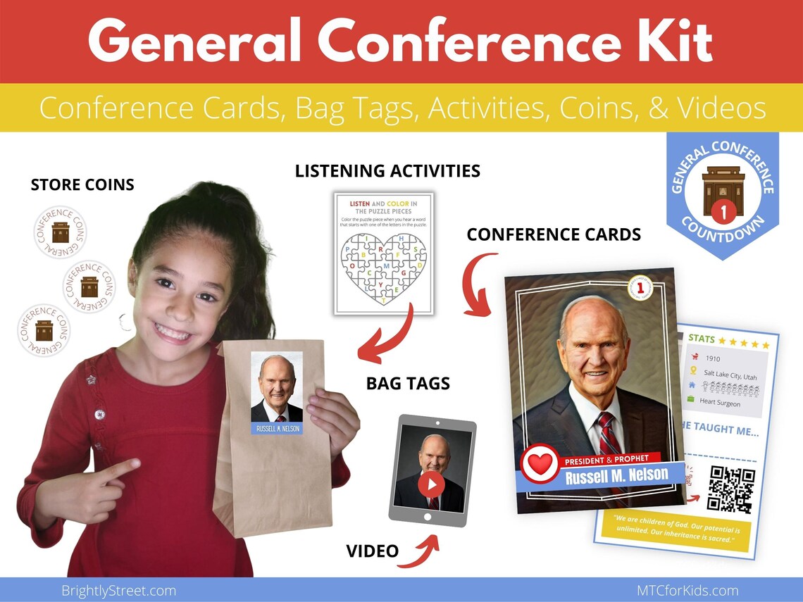 General Conference Kit 1: Apostles & Prophets Conference Cards, Store ...