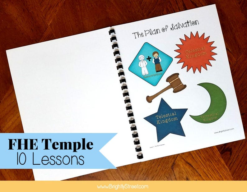10 LDS Temple Lessons Booklet in Full Color for the Entire Family - Etsy
