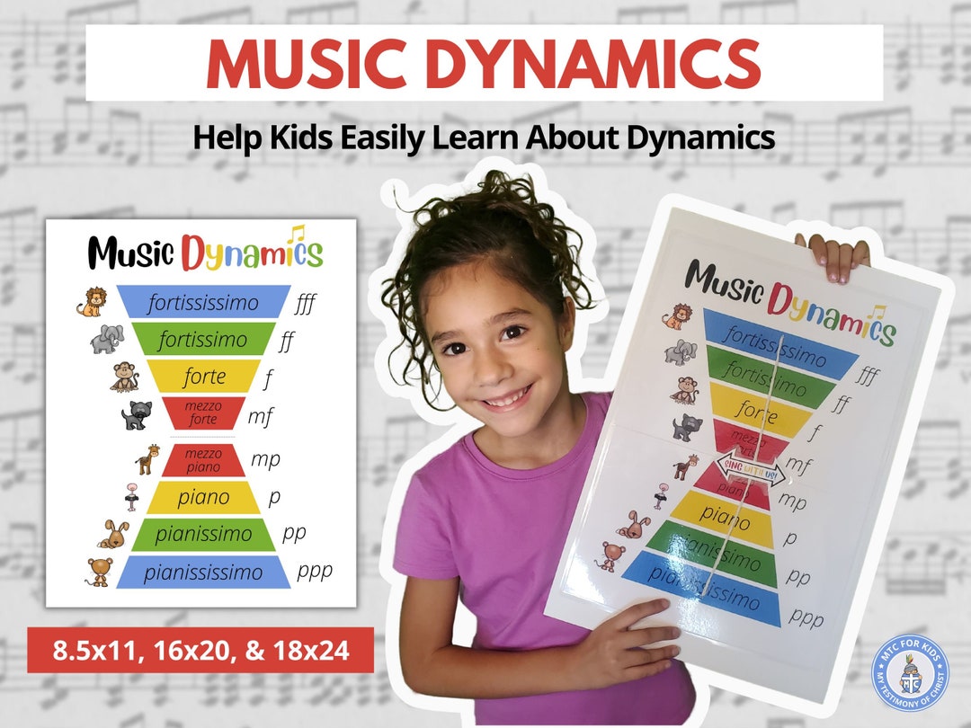 Music Dynamics: Teaching Children About Dynamics Visual Aids - Etsy