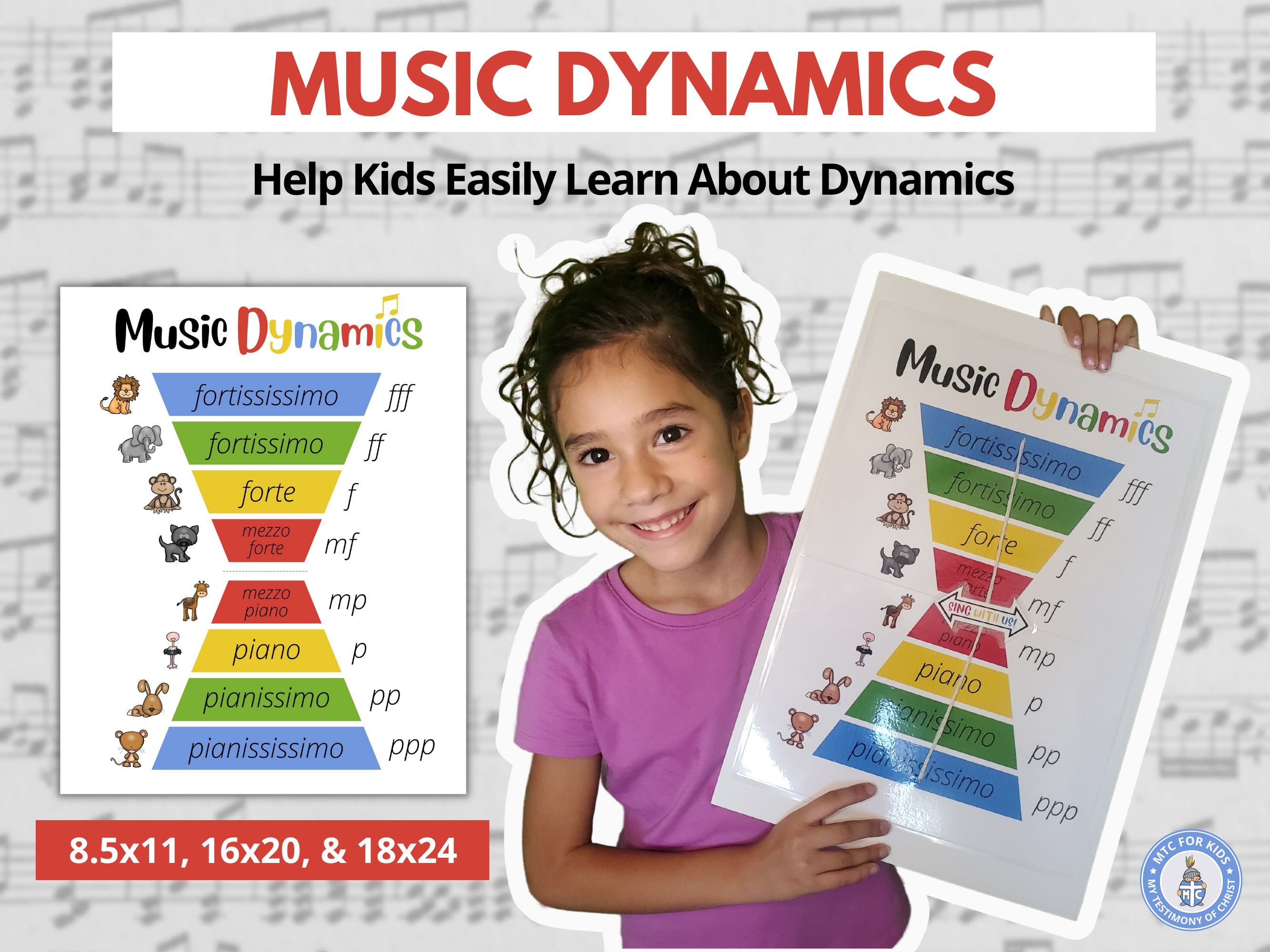 Music Dynamics: Teaching Children About Dynamics Visual Aids - Etsy