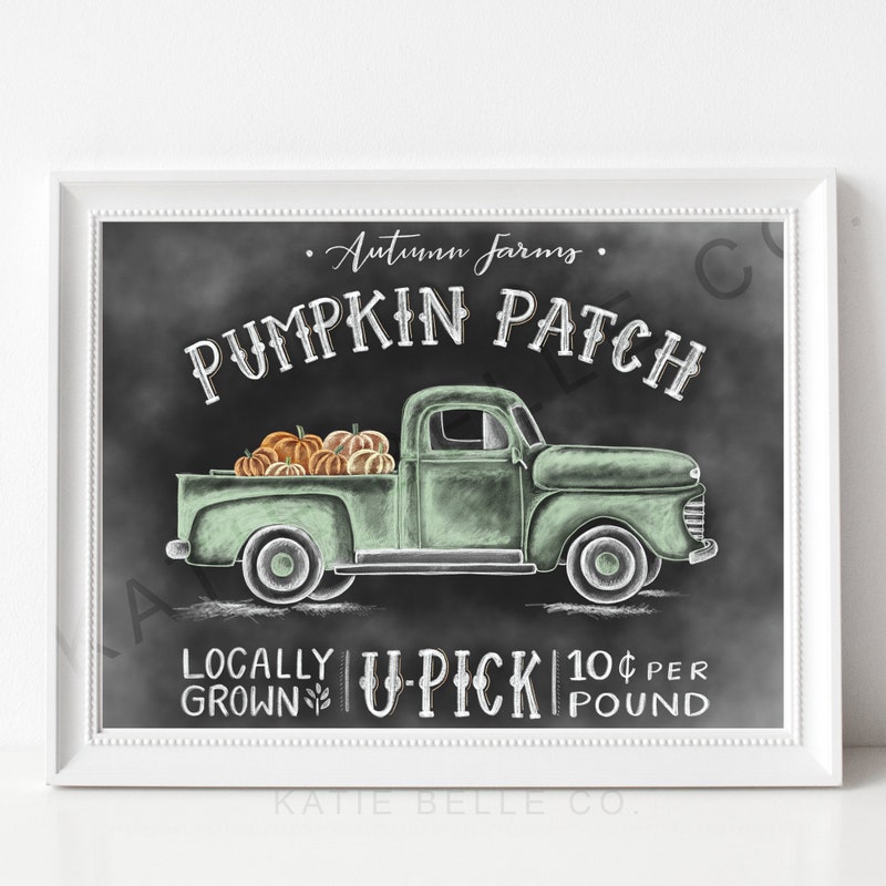 Autumn Chalkboard - Etsy