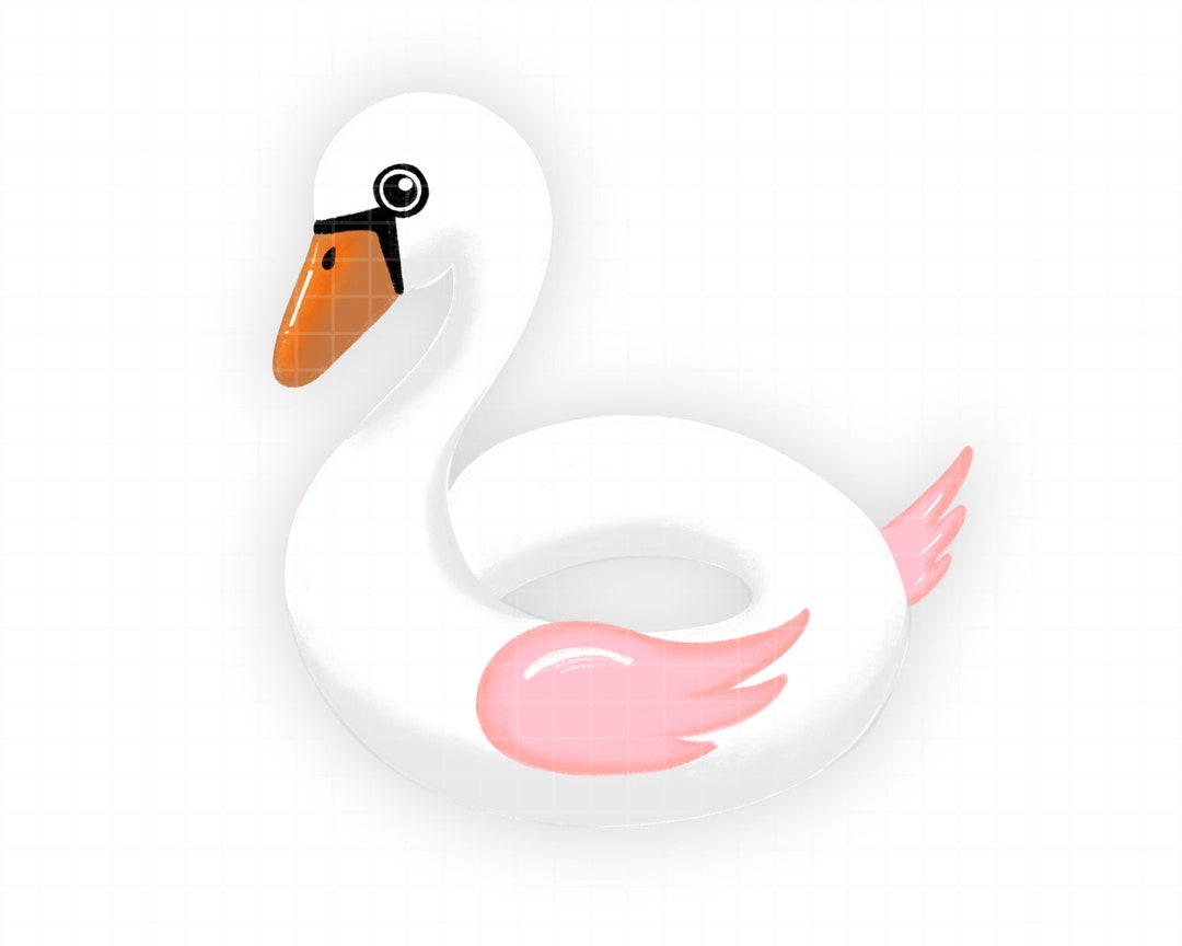 Swan Pool Float SVG, Summer Png, Swimming Pool Float, Floatie, Clip Art ...
