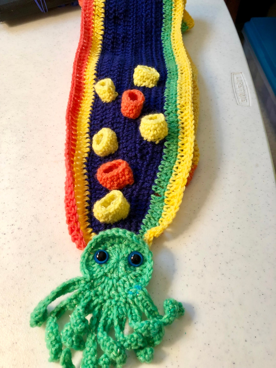 Curious Octopus Scarf - Etsy