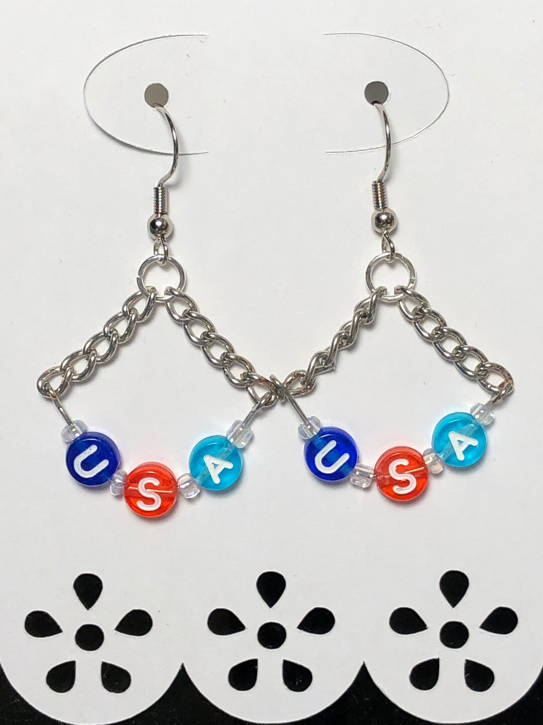 U.S.A. Chain of Unity Earrings - Etsy