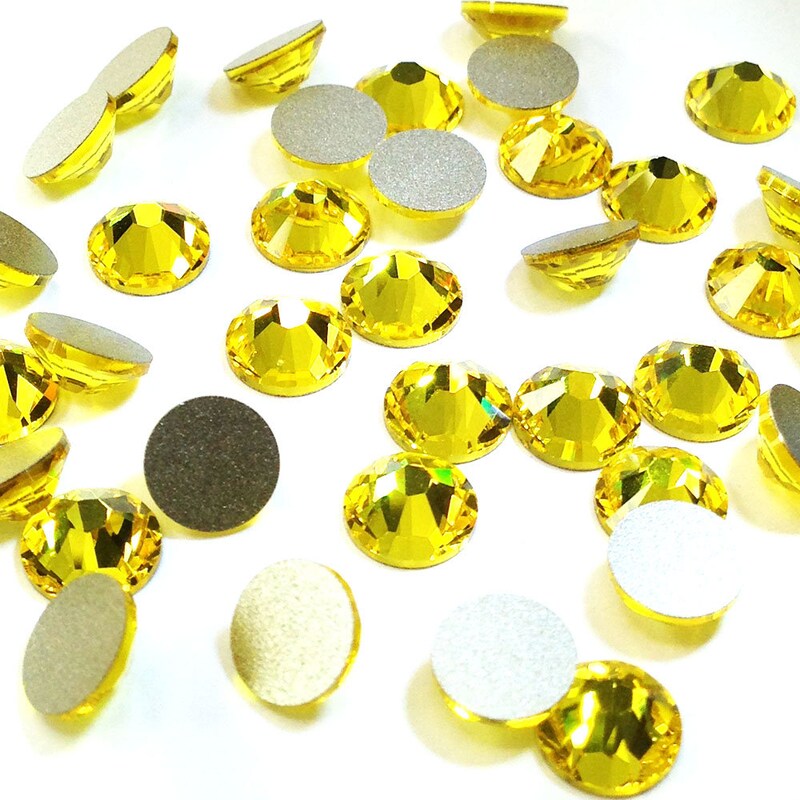 Yellow Rhinestones - Etsy