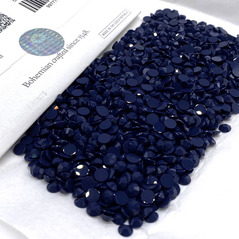 Dark Blue Rhinestone Mix - Etsy
