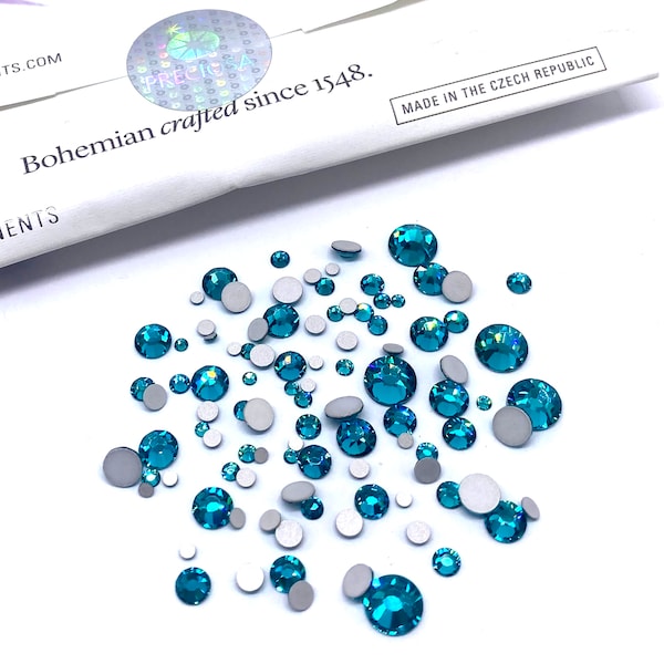 Teal Rhinestones - Etsy