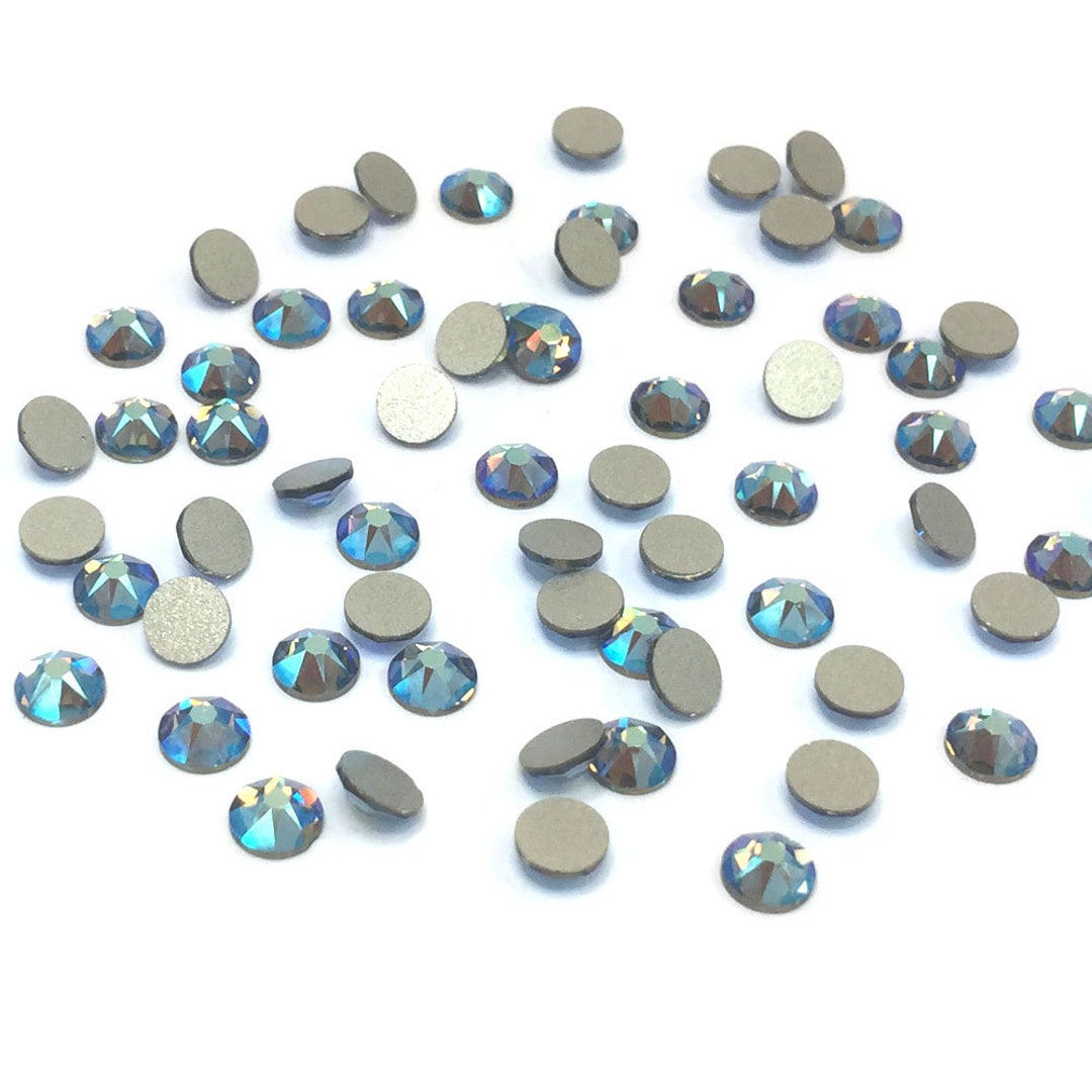 Black Diamond Shimmer (215 SHIM) Swarovski 2058 Flatbacks No-hotfix ...