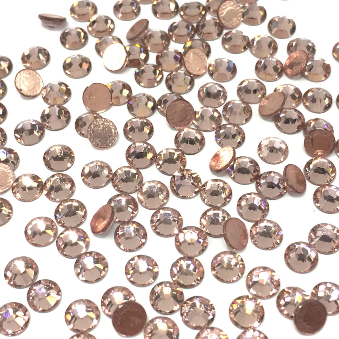 Silk (391) Swarovski 2078 XIRIUS / 2038 XILION Crystal Flatbacks Hotfix Iron-on Rhinestones ...