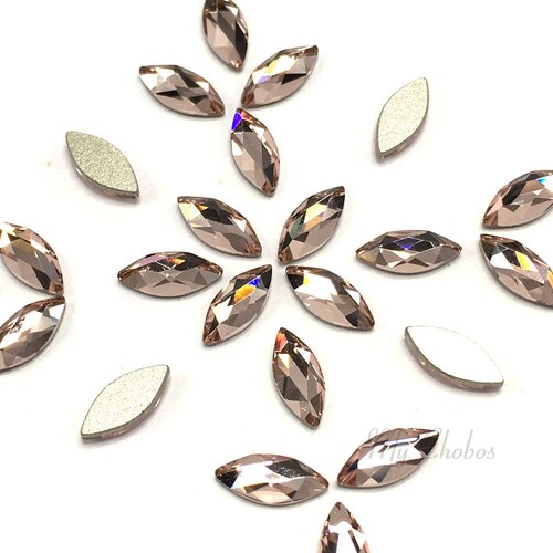 8 Swarovski 2201 Marquise Navette Crystal Flatback 8x3.5mm - Etsy