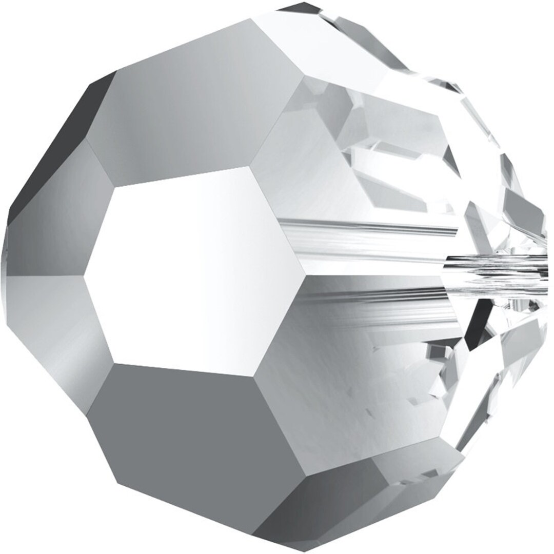 Crystal Light Chrome (001 LTCH) Silver CAL Genuine Swarovski 5000 Round ...