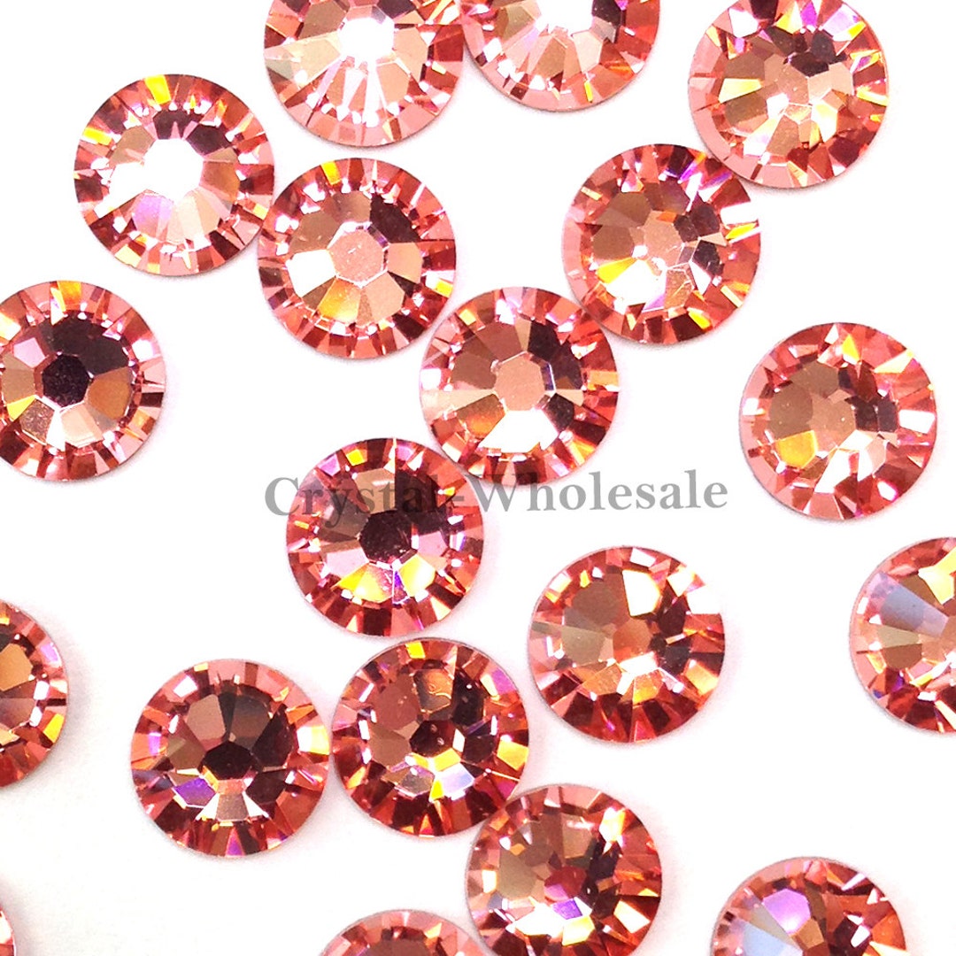 Rose Peach 262 Swarovski 2088 XIRIUS 34ss Crystal Flatback No-hotfix ...