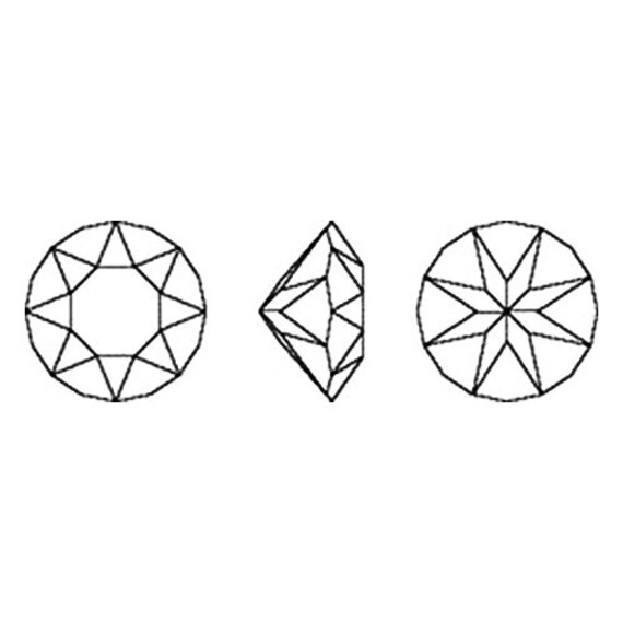 Jet (280) - Factory Pack Swarovski 1088 XIRIUS Chaton Jet (280) - Factory Pack Swarovski 1088 XIRIUS Chaton