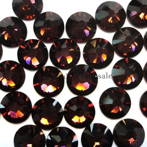 Burgundy 515 Swarovski 2088 XIRIUS 34ss Crystal Flatback No-hotfix ...